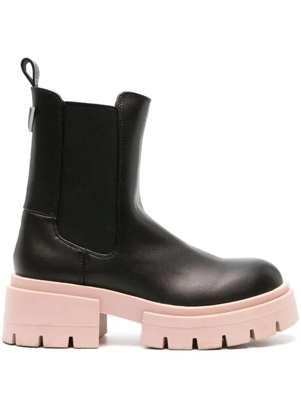 Guess Charlotte Chunky Leather Boots