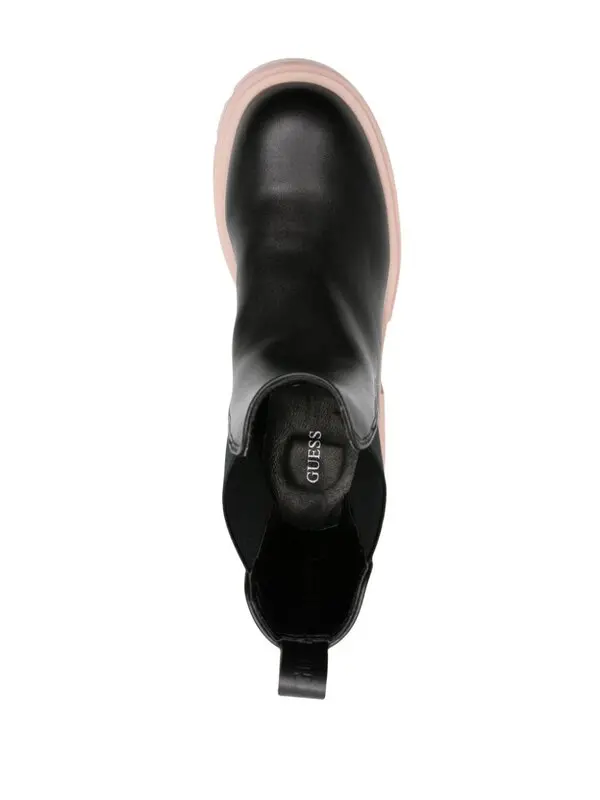 Guess Charlotte Chunky Leather Boots