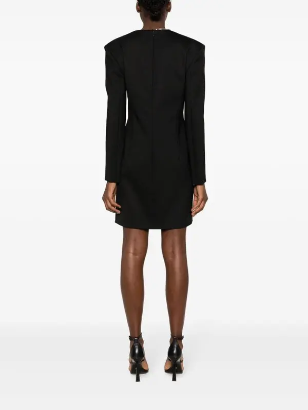 GENNY Decorative-zip Mini Dress