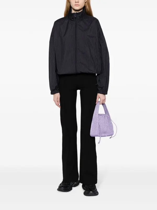 Alexander Wang Coache Pintripe Track Jacket