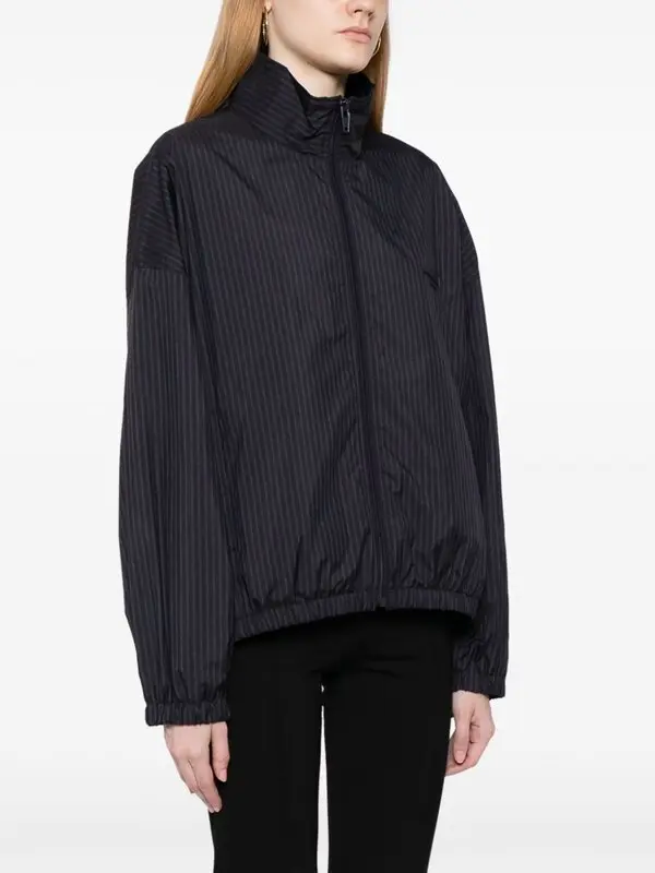 Alexander Wang Coache Pintripe Track Jacket