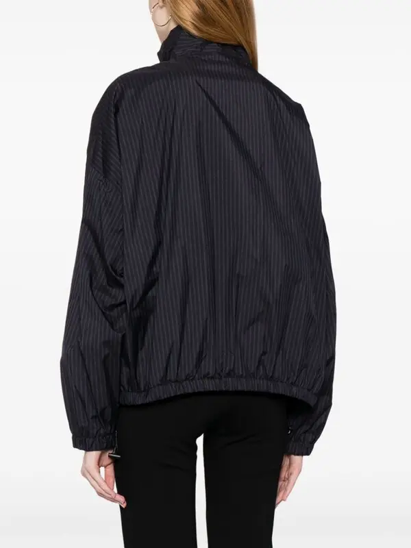 Alexander Wang Coache Pintripe Track Jacket