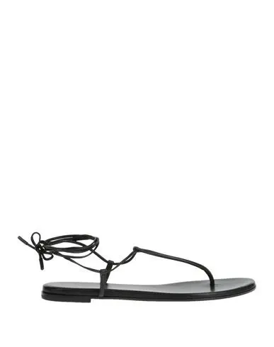GIANVITO ROSSI Leather Thong Sandals