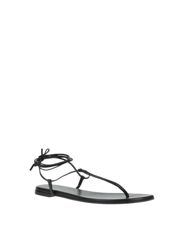 GIANVITO ROSSI Leather Thong Sandals
