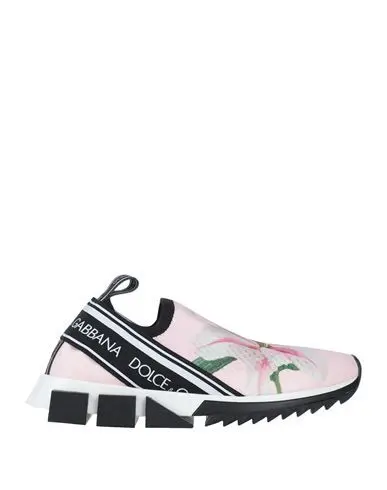 Dolce & Gabbana Floral Print Sock Sneakers - Pink