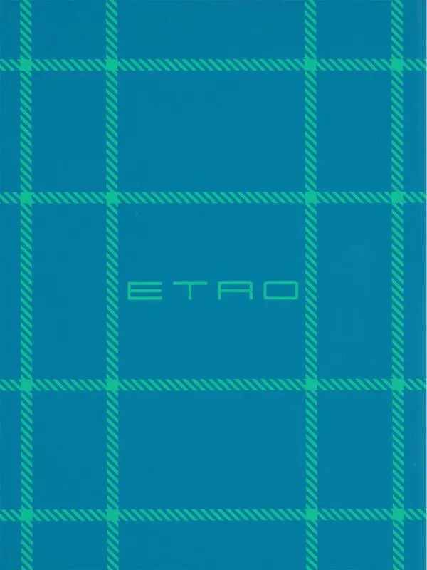 Etro Tartan Wooden Tray