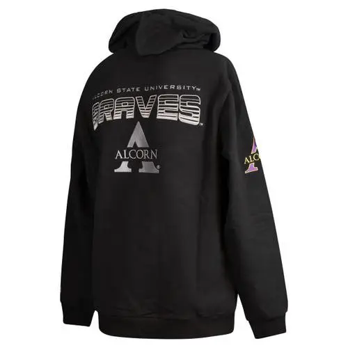 FISLL Alcorn State Braves Puff Print Sliced Pullover Hoodie