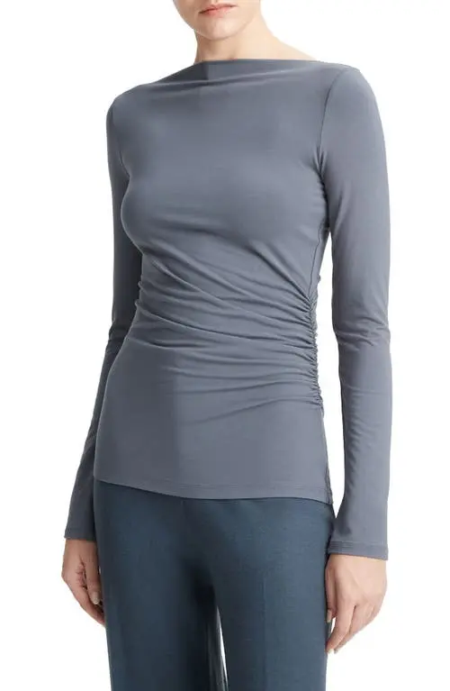 Vince Bateau Neck Long Sleeve Top