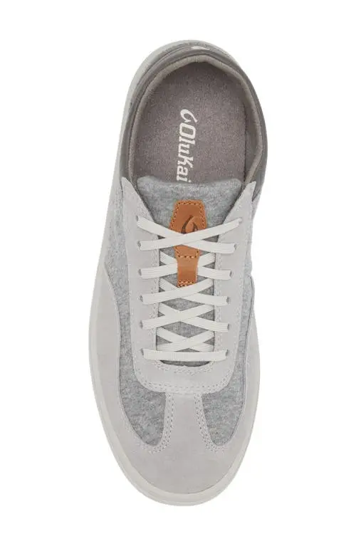 Olukai Pūliki Lace-up Sneakers - Poi/charcoal