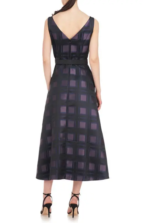 plaid bridesmaid dress Joyfolie Girls Rosi Boho Dress in Cinnamon Tartan main image 0