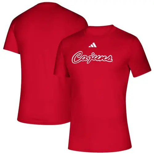 Adidas Louisiana Ragin' Cajuns Vault Script Creator T-shirt - Red