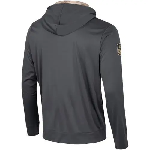 COLOSSEUM Alabama Crimson Tide Oht Military Appreciation Long Sleeve Hoodie - Charcoal