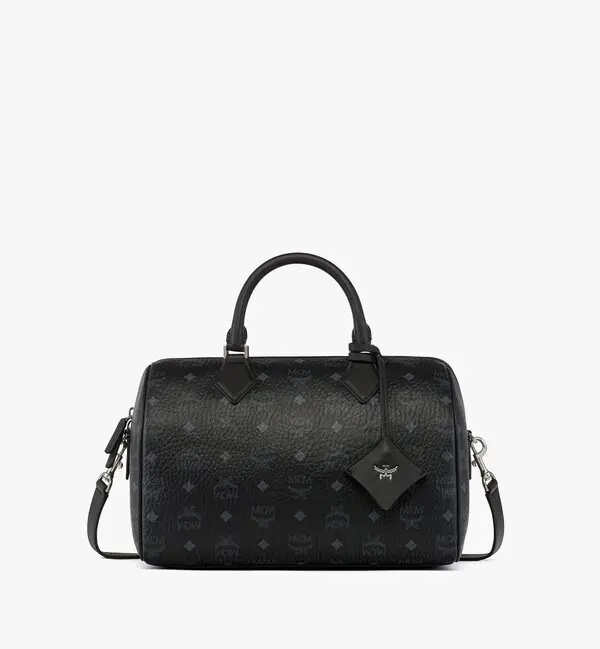 Mcm Ella Boston Bag - Black
