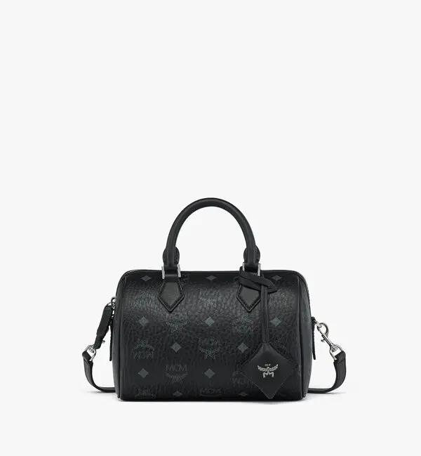 Mcm Ella Boston Bag - Black