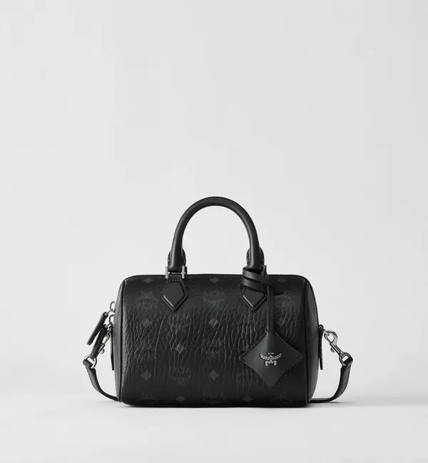 Mcm Ella Boston Bag - Black