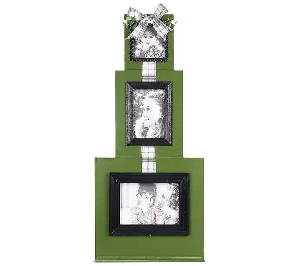 YOUNG'S INC. Young's Twas The Night Tree Shaped Photo Frames - One-color