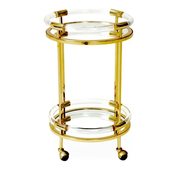 Jonathan Adler Jacques Round Bar Cart