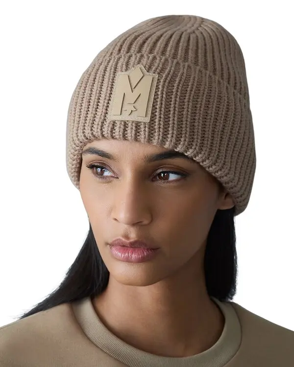 Mackage Cuffed Knit Beanie - Light Camel