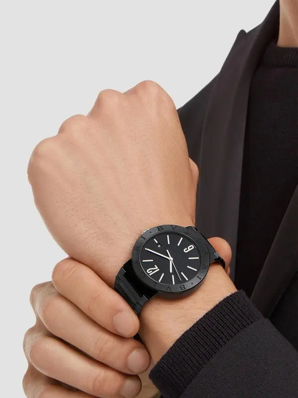 BVLGARI Stainless Steel Bracelet Watch/41mm