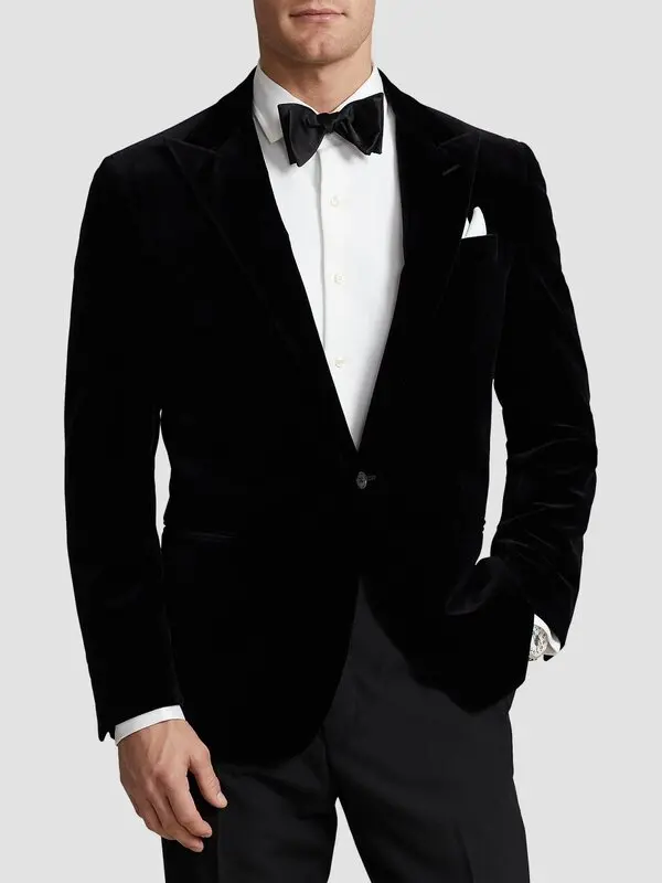 Polo Ralph Lauren Velvet Single-breasted Blazer