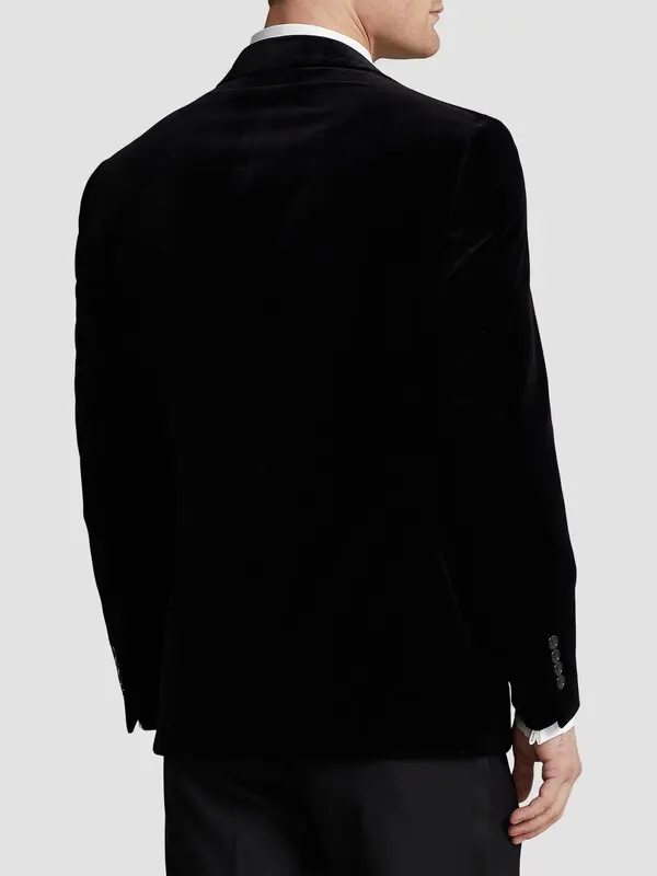 Polo Ralph Lauren Velvet Single-breasted Blazer