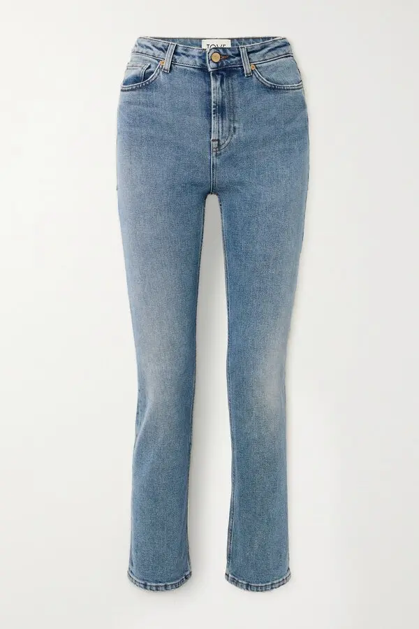 Tove Marlo High-rise Straight-leg Jeans - Blue