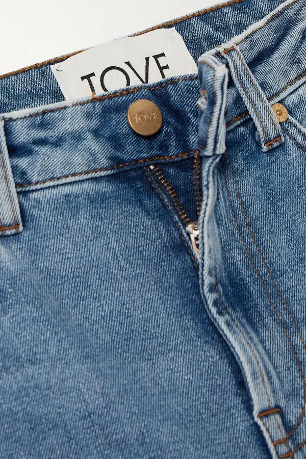 Tove Marlo High-rise Straight-leg Jeans - Blue