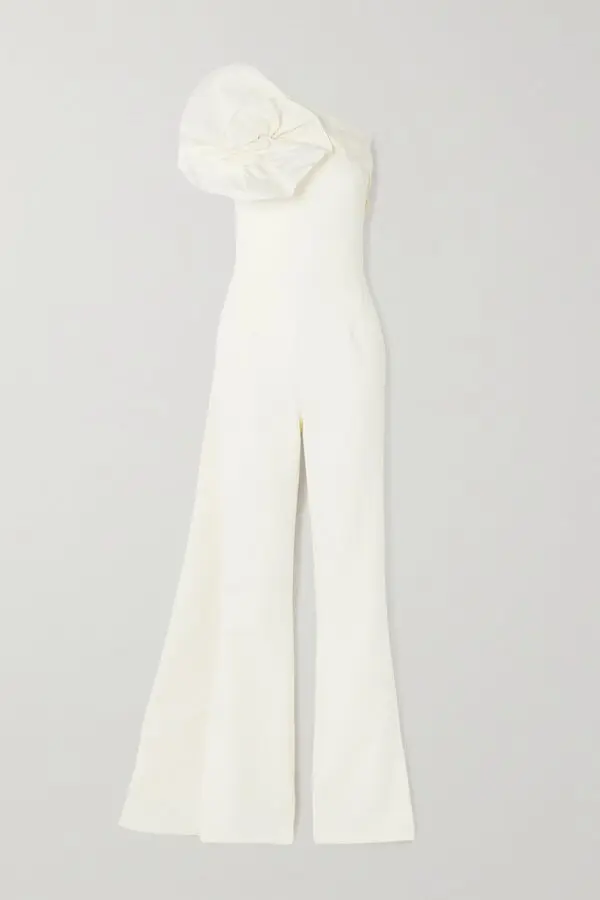 Safiyaa Omi Strapless Jumpsuit - White