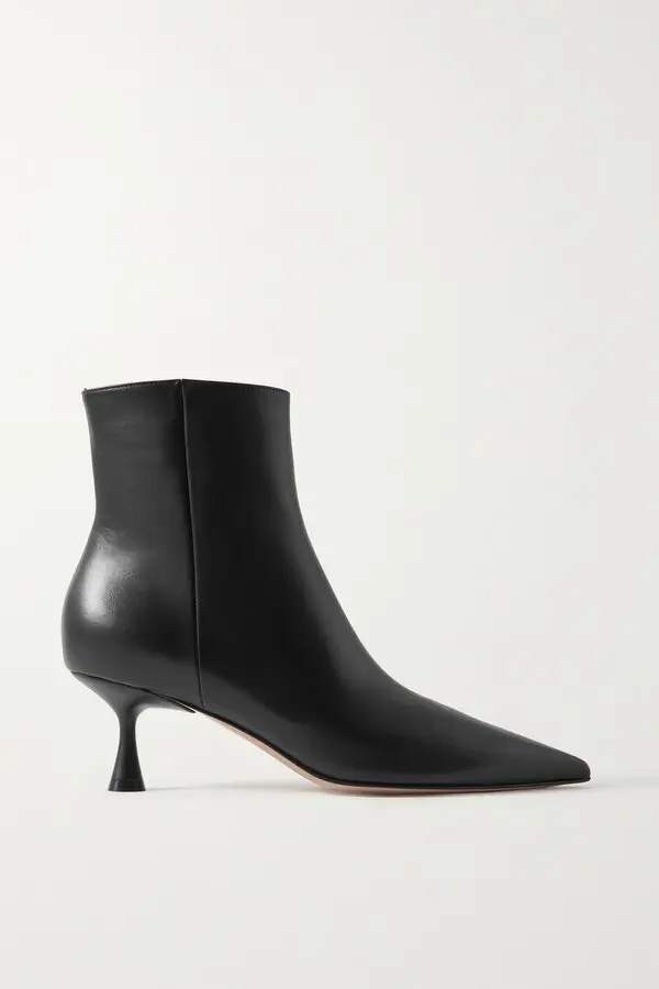 GIANVITO ROSSI Vitello Glove 55 Leather Ankle Boots