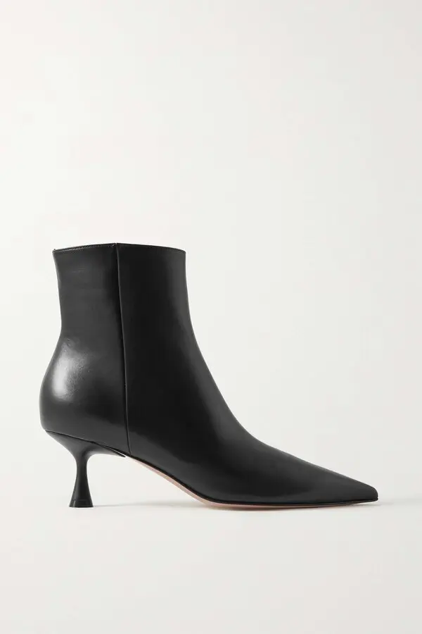 GIANVITO ROSSI Vitello Glove 55 Leather Ankle Boots