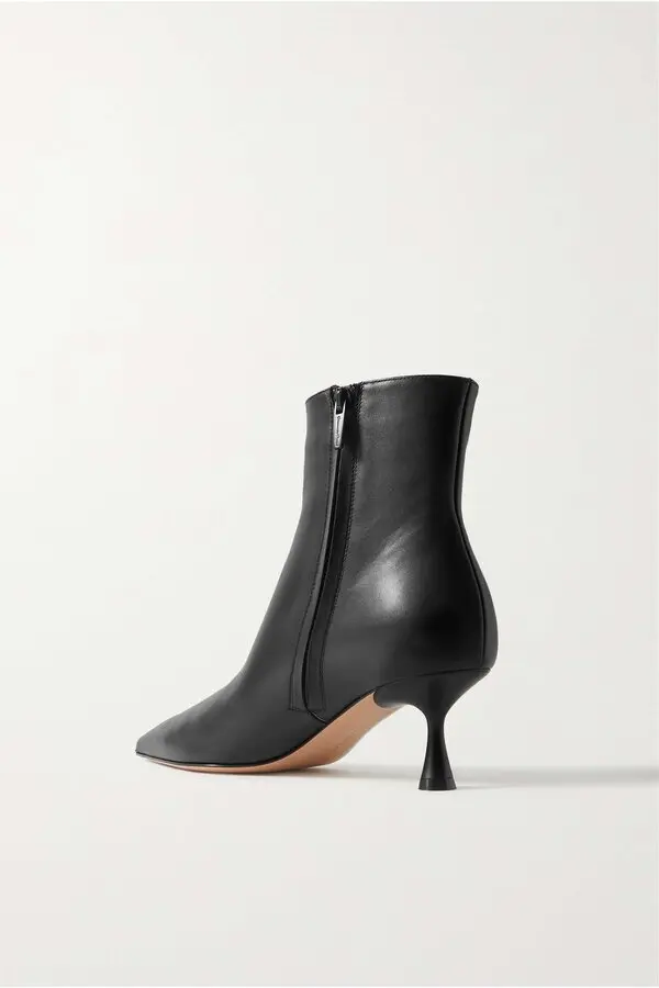 GIANVITO ROSSI Vitello Glove 55 Leather Ankle Boots