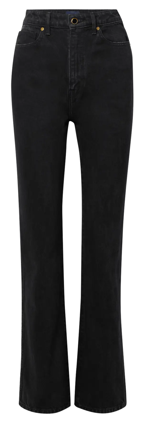 Khaite Danielle High-rise Slim-leg Jeans - Black