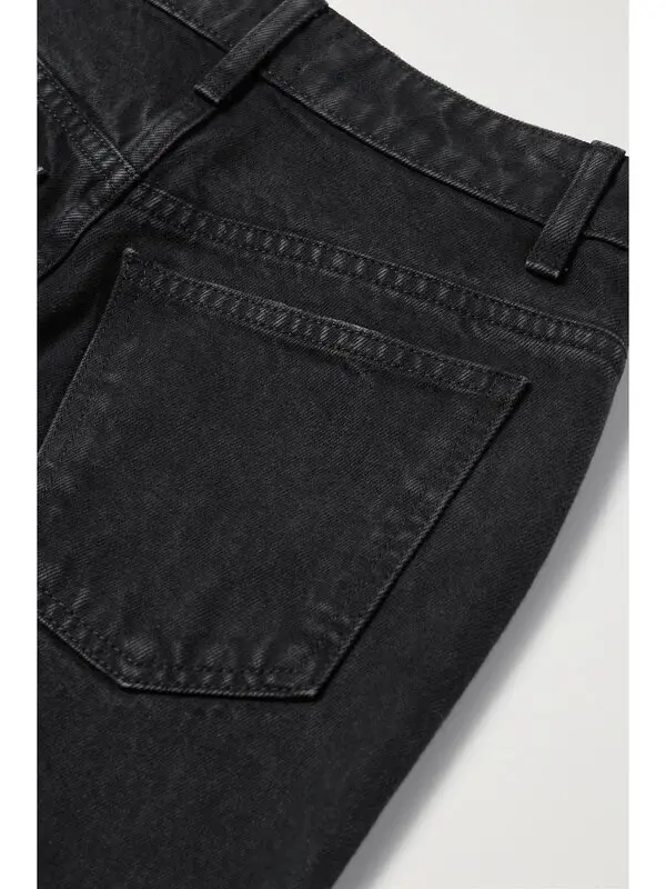 Khaite Danielle High-rise Slim-leg Jeans - Black