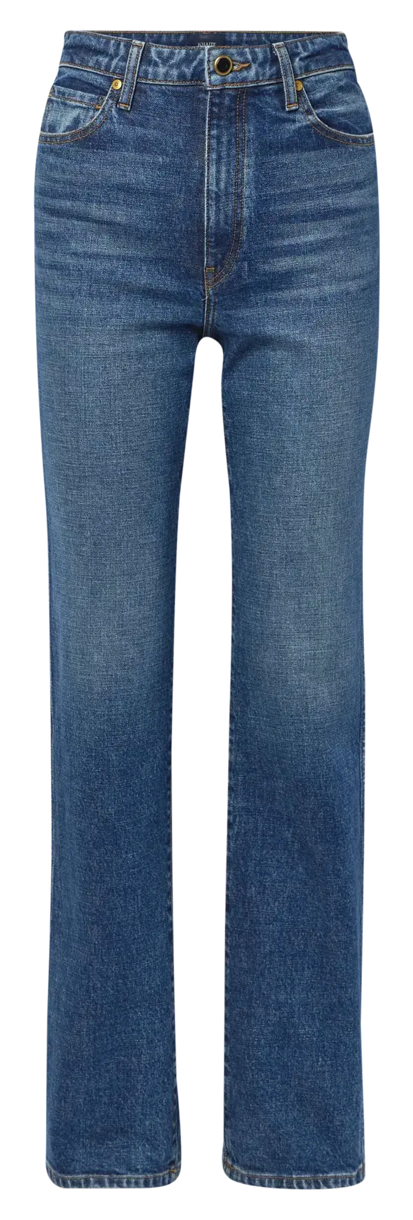 Khaite Danielle High-rise Slim-leg Jeans - Blue