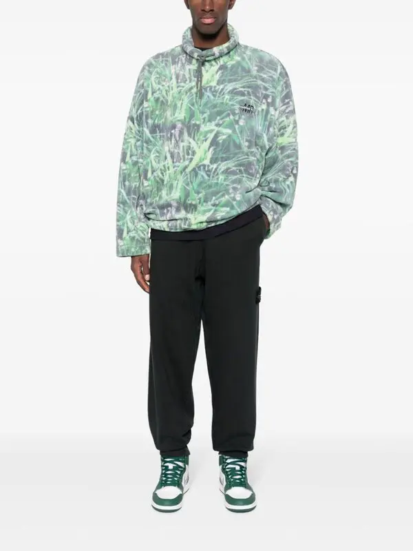 Stone Island Compass-patch Cotton Track Pants