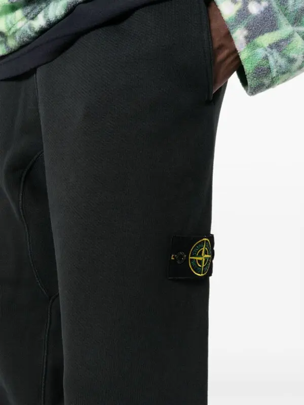 Stone Island Compass-patch Cotton Track Pants