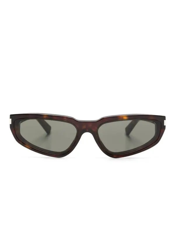 Saint Laurent Tortoiseshell Sunglasses - Brown