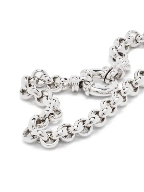 Tom Wood Thick Rolo-Chain Bracelet - Silver | Editorialist