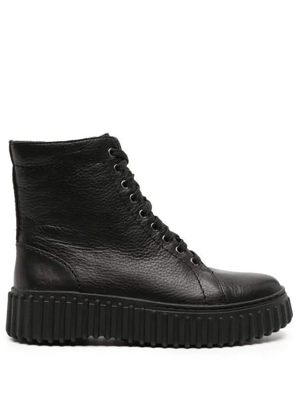Clarks Torhill Rise Leather Ankle Boots