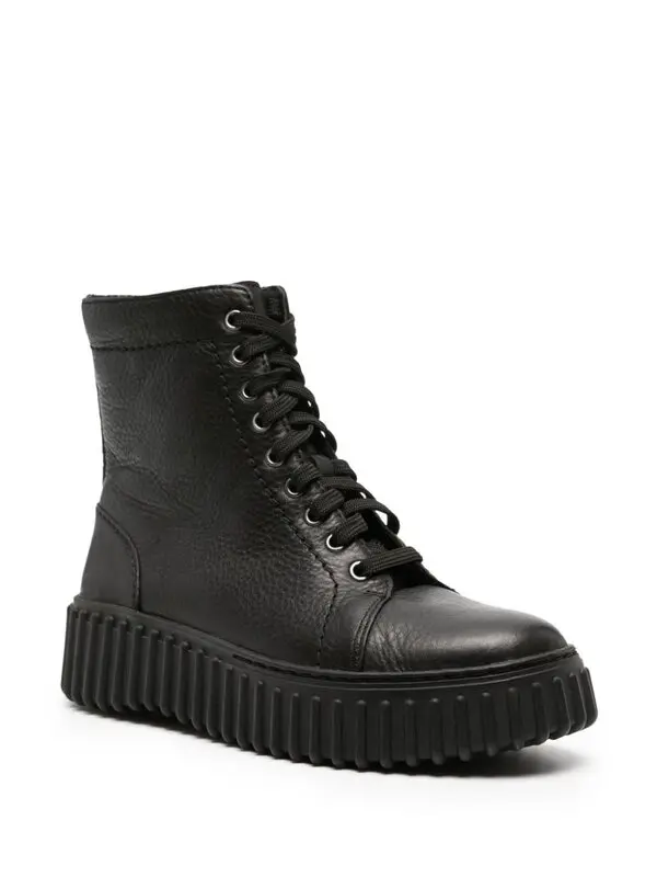 Clarks Torhill Rise Leather Ankle Boots