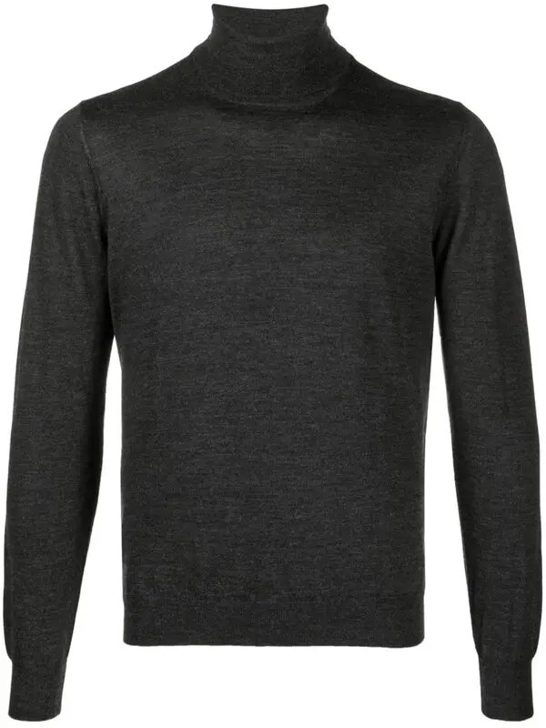 Tagliatore Roll-neck Jumper - Grey