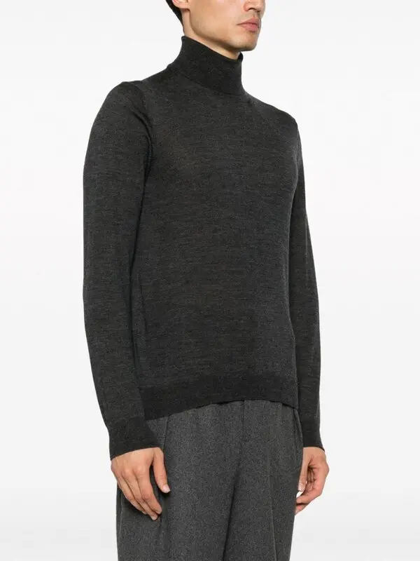 Tagliatore Roll-neck Jumper - Grey