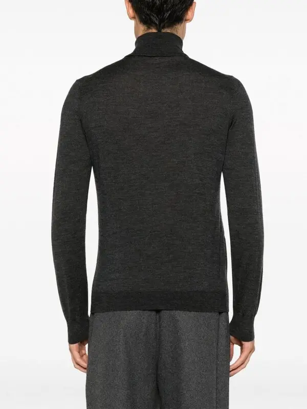 Tagliatore Roll-neck Jumper - Grey