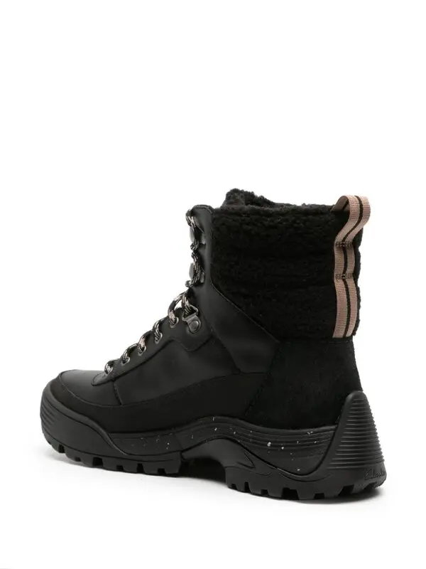 Clarks Atlhiketop Gtx Leather Ankle Boots - Black
