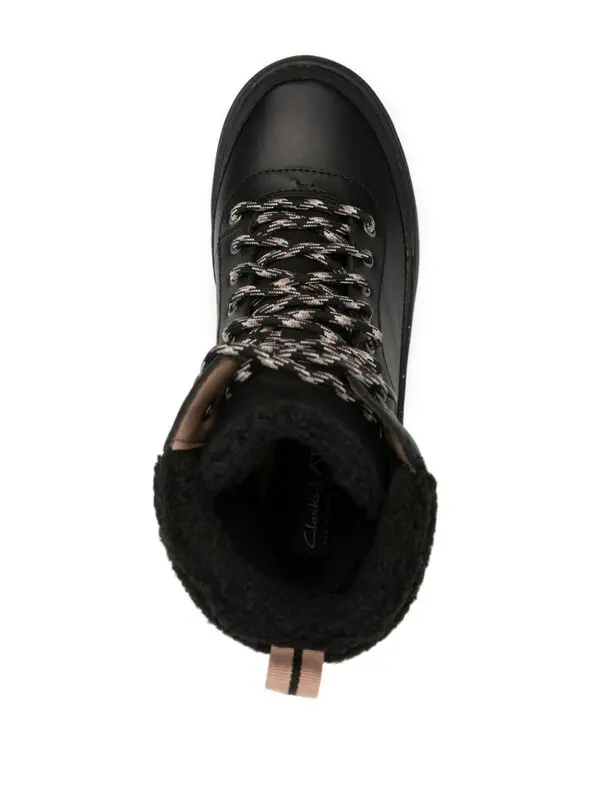 Clarks Atlhiketop Gtx Leather Ankle Boots - Black