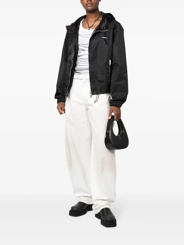 Coperni Satin-finish Hooded Jacket