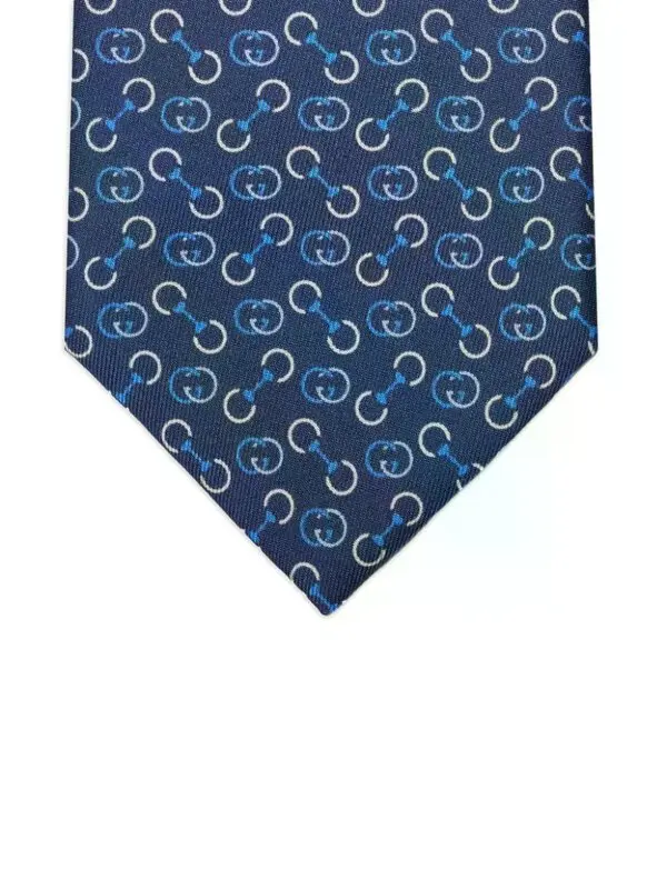 Gucci Interlocking G Silk Neck Tie