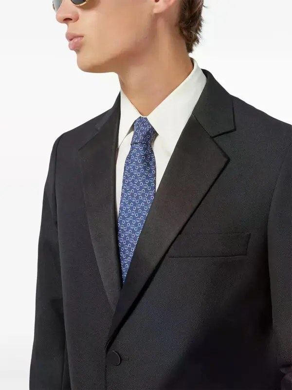 Gucci Interlocking G Silk Neck Tie
