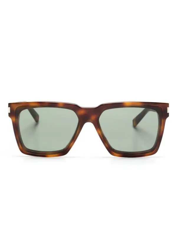 Saint Laurent Wellington Sunglasses - Brown