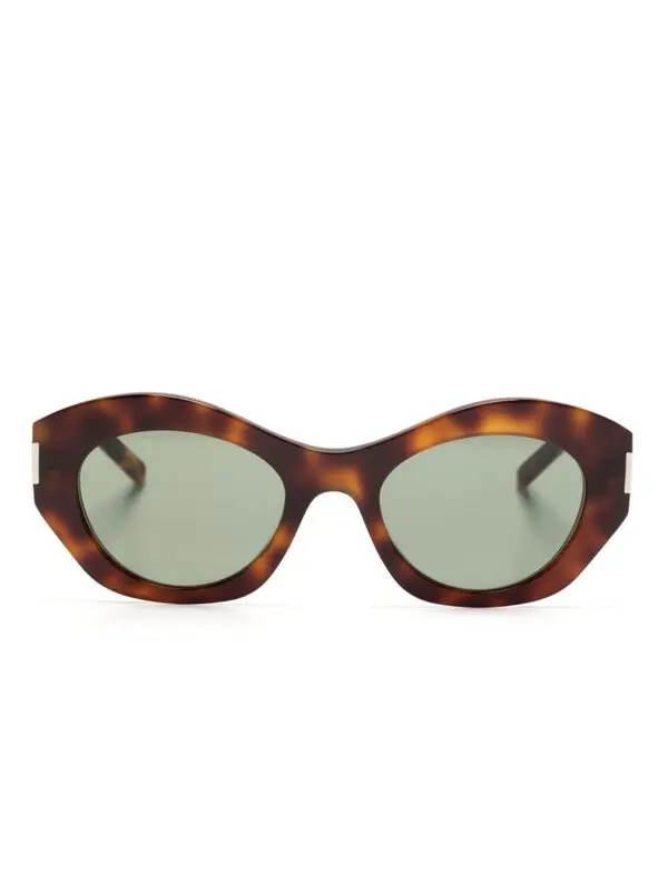 Saint Laurent Tortoiseshell Cat-eye Sunglasses - Brown